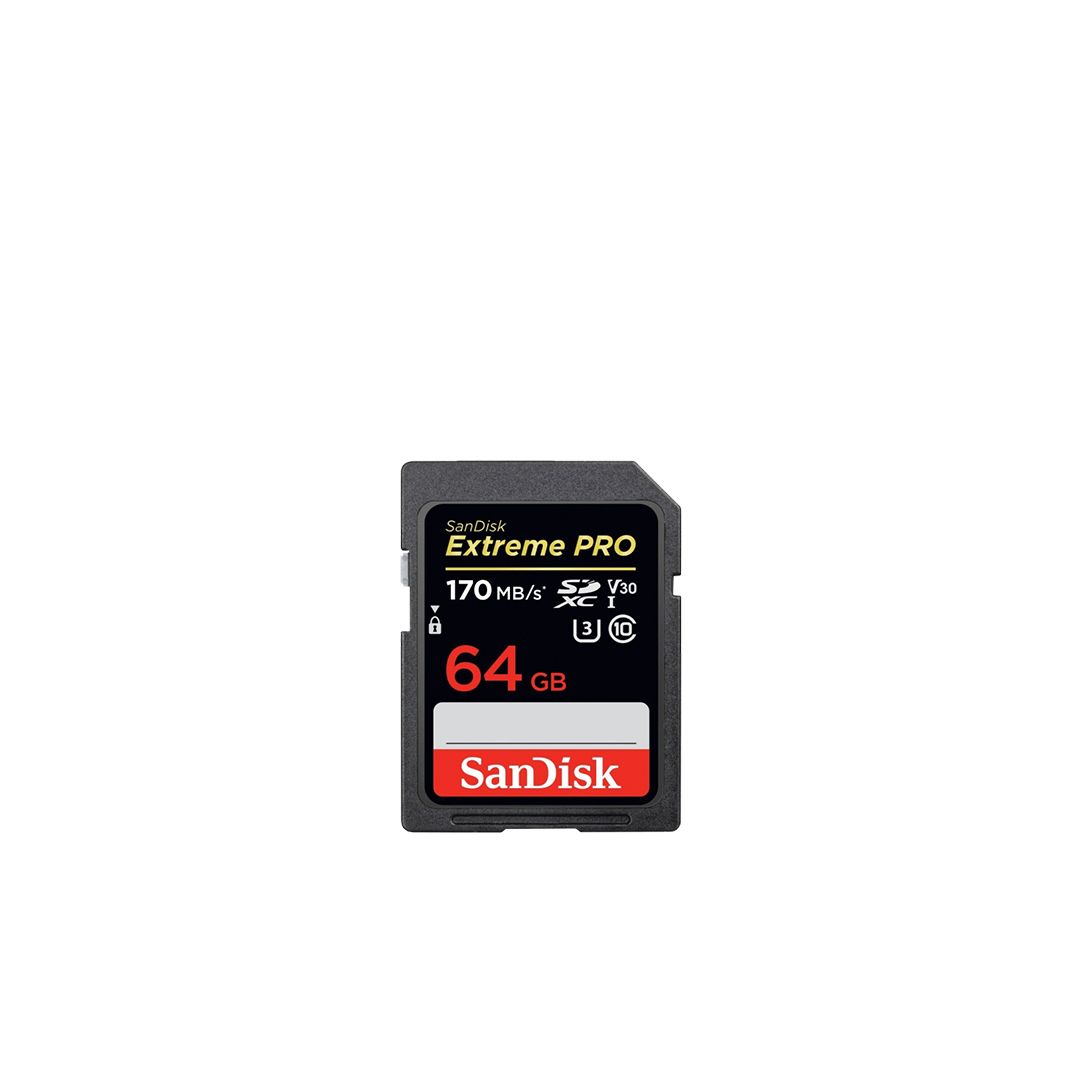 SanDisk Extreme Pro 64GB 170MB s SDXC UHS I Memory Card Fujishop ID
