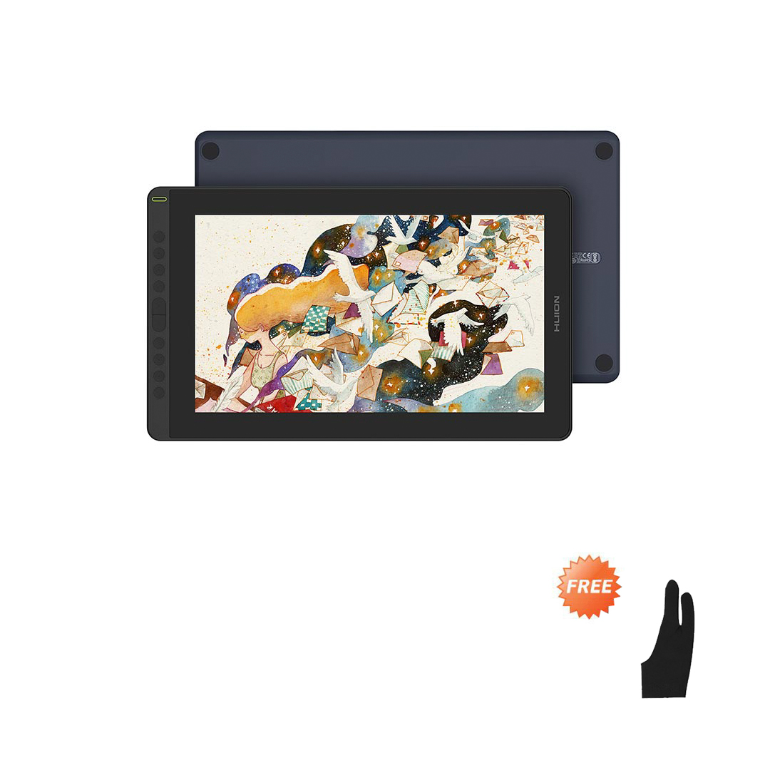 Huion Kamvas 16 2021 Drawing Tablet Twilight Blue – Fujishop ID
