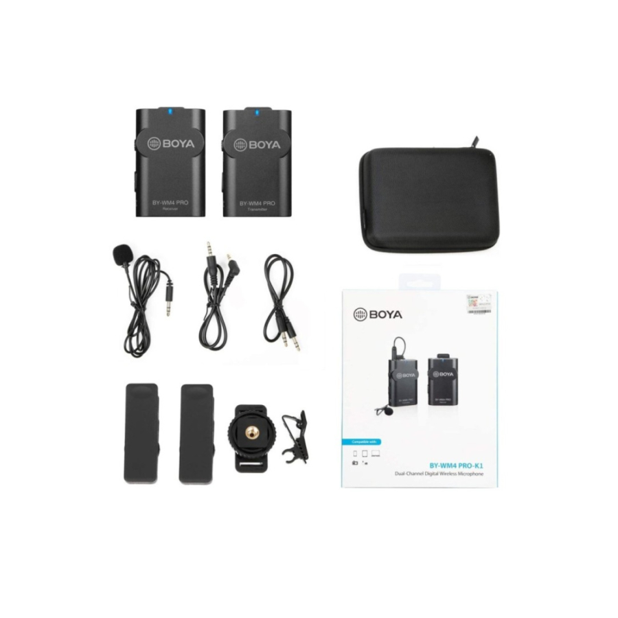 Boya BY WM4 Pro K1 Wireless Microphone - Fujishop ID
