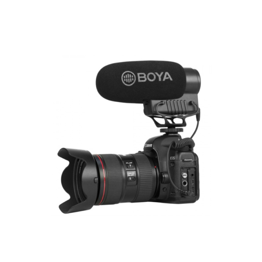 Boya BY BM3051S Stereo Mono Shotgun Microphone for Camera – Fujishop ID
