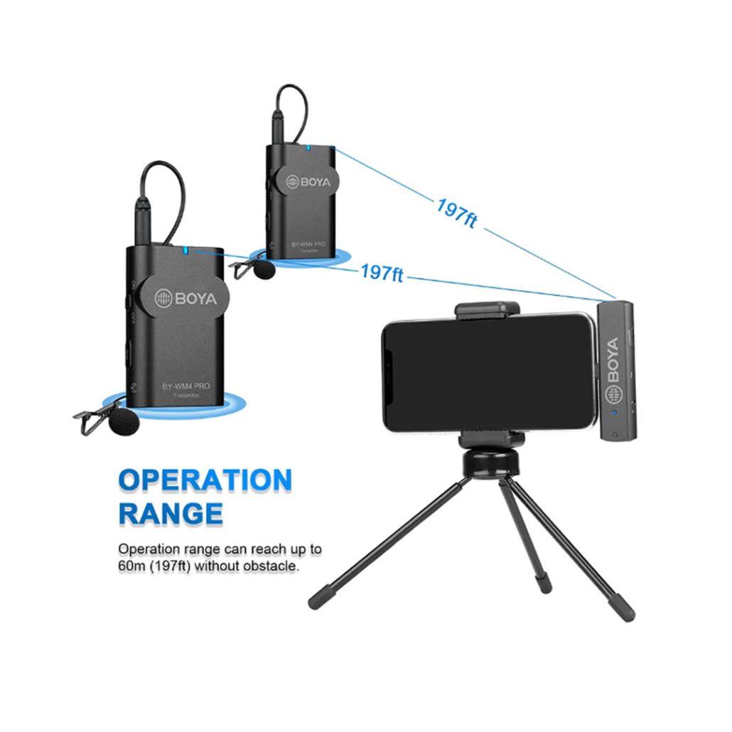 Boya BY WM4 Pro K5 Wireless Microphone - Fujishop ID