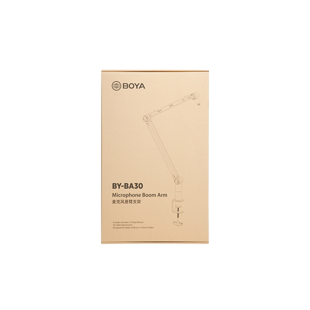 Boya BY BA30 Microphone Boom Arm with C Clamp Mount - Fujishop ID