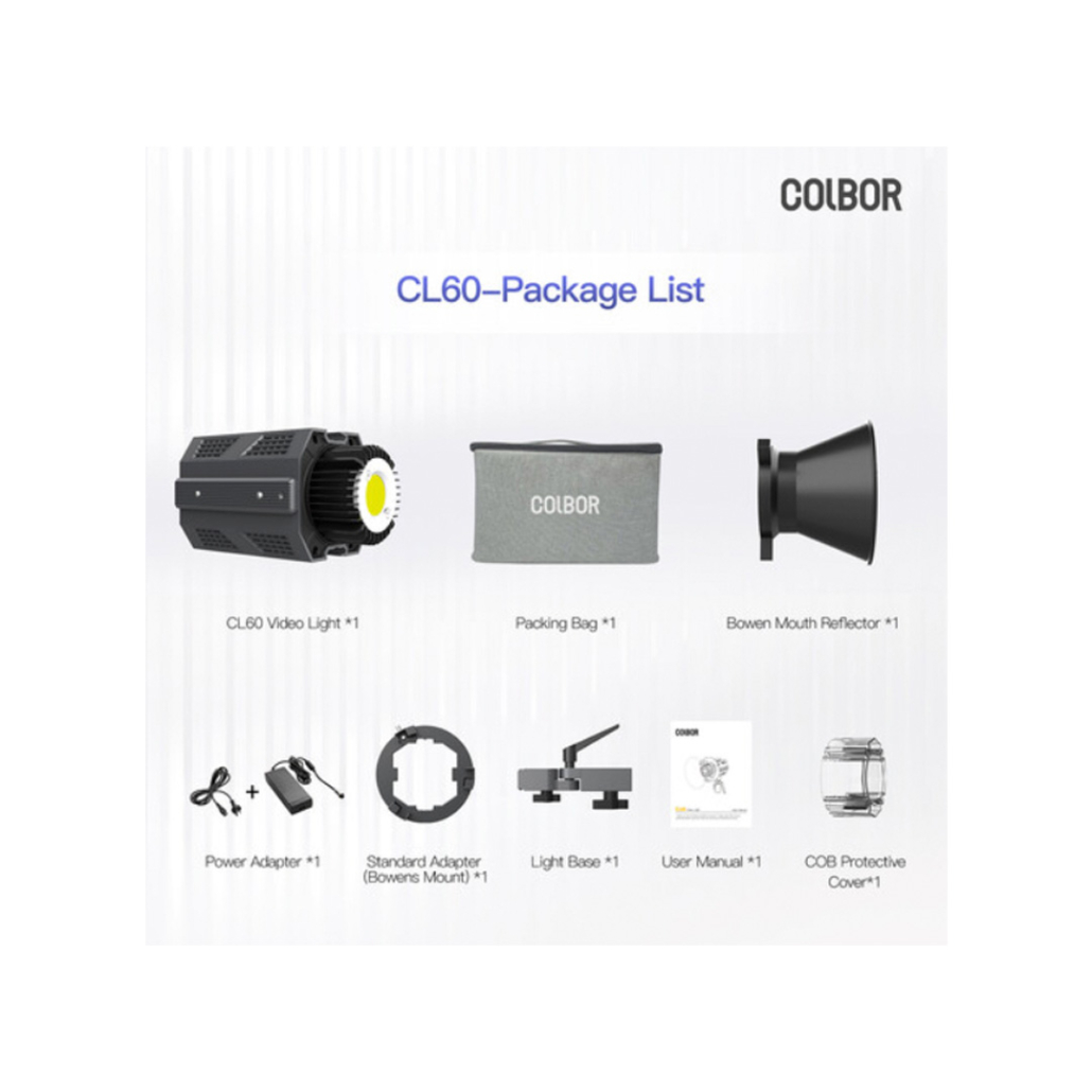 Colbor CL60 Bi-Color LED Light - Fujishop ID